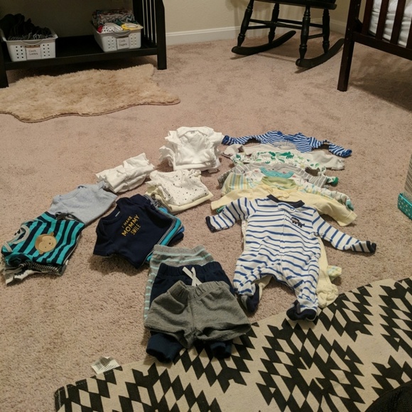 Carter's | One Pieces | Newborn Baby Boy Lot | Poshmark